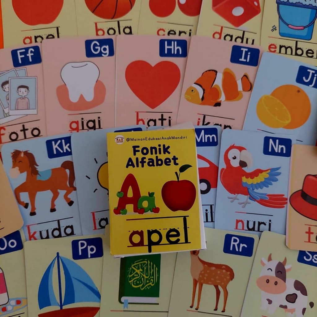 Jual FLASH CARD EDUKASI ANAK Flashcard Kartu Pintar Balita Kartu ...