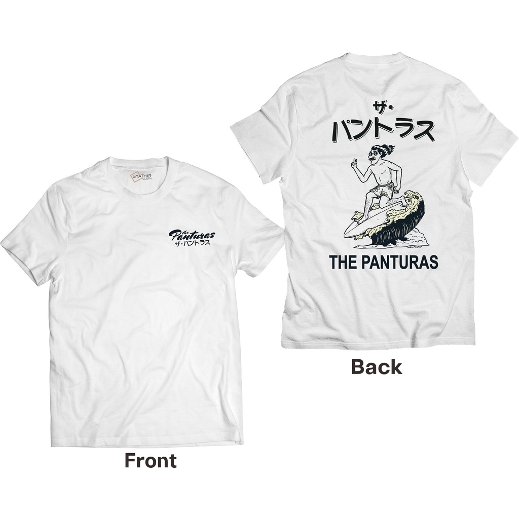 Jual T-shirt Merchandise The Panturas Artwork The Panturas Surfing ...