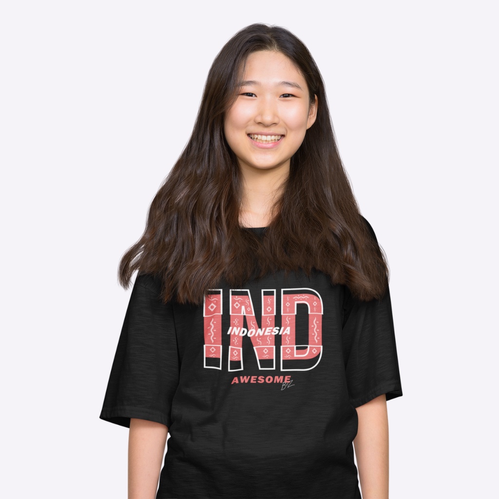 Jual BNZ Baju Kaos Indonesia Awesome Indonesia Ukuran Oversize Bahan Katun Combed 30s Premium ...