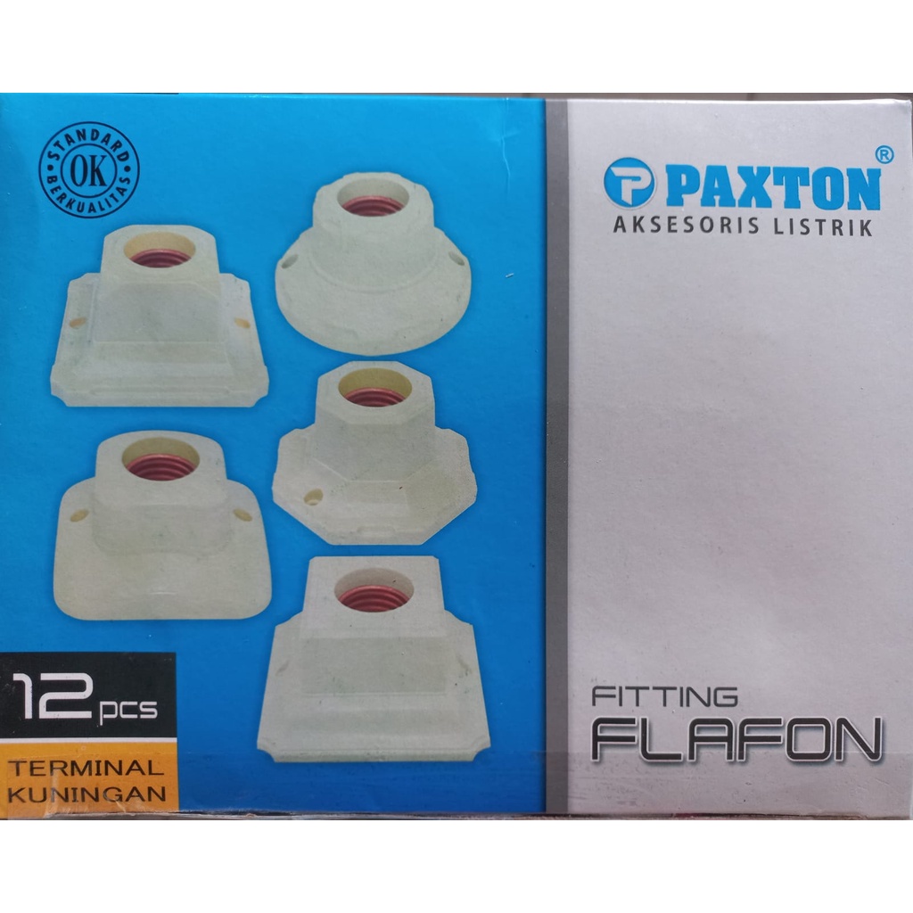 Jual Fitting Tempel Putih/ Fitting Plafon Segi empat, Segi delapan ...