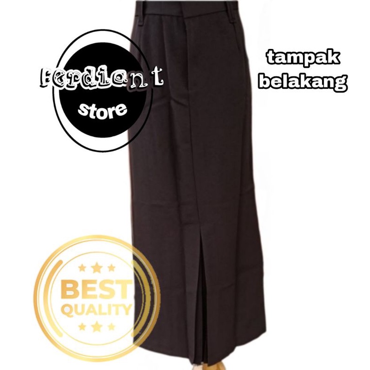 Jual ROK LIPAT BELAKANG COKELAT SERAGAM PRAMUKA PINGGANG KARET KAIN ...