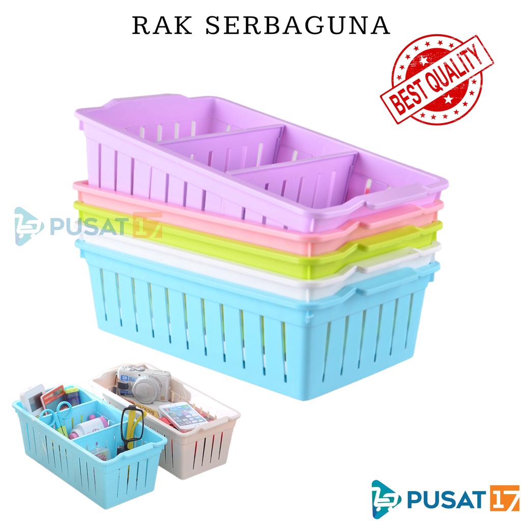 Jual PUSAT17 RAK PLASTIK SERBAGUNA PARTISI SEKAT / RAK MULTIFUNGSI ...