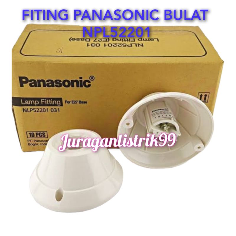 Jual PANASONIC Fiting Lampu E27 Fitting NLP 52201031 / NLP 52202031 ...