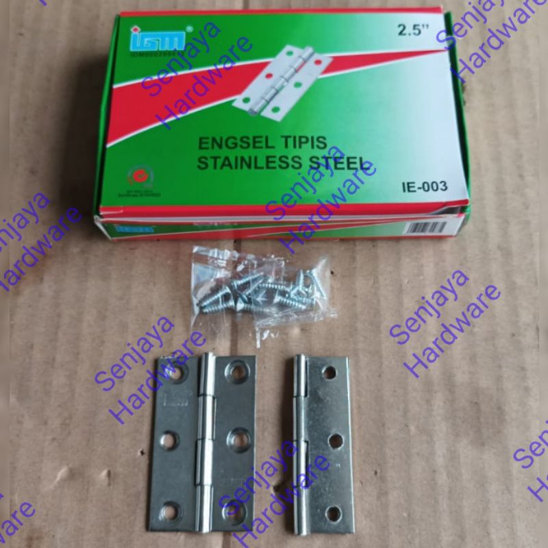 Jual Engsel tipis stainless steel 2 1/2 inch | Shopee Indonesia
