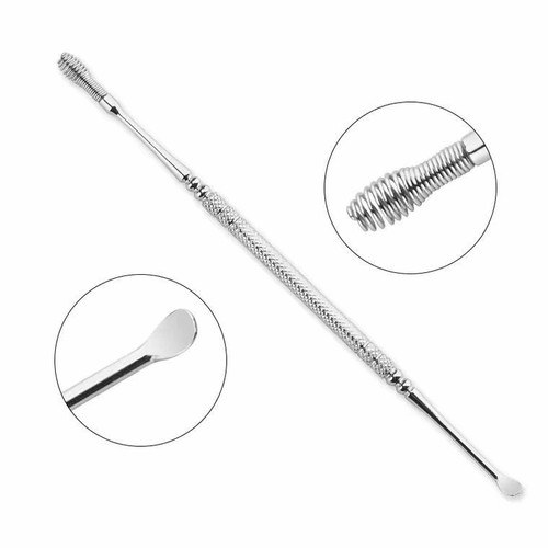 Jual Pembersih Telinga Spiral Set Korek Kuping Besi Stainless Steel ...