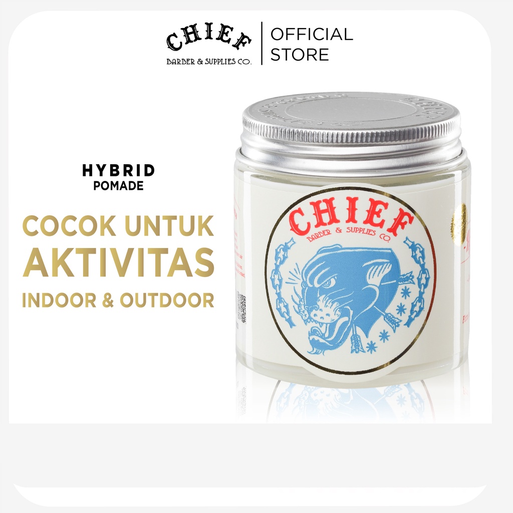 Jual CHIEF PANTHERA HYBRID - Pomade Mix Oil & Water Based 3,75oz ...