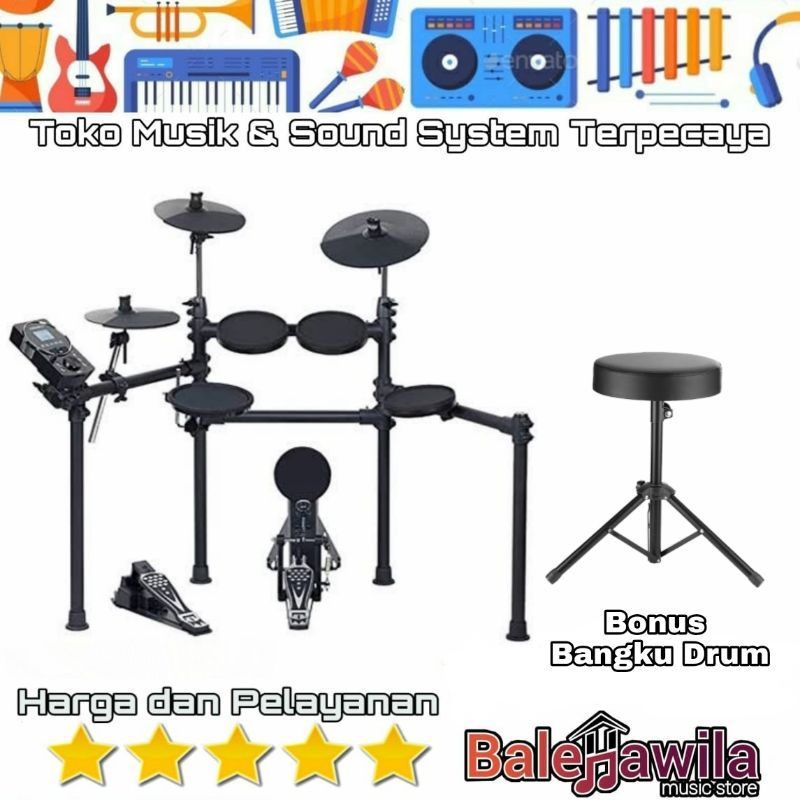 Jual Drum Elektrik Electric Drum Medeli DD630 S DD630S DD 630S Original ...