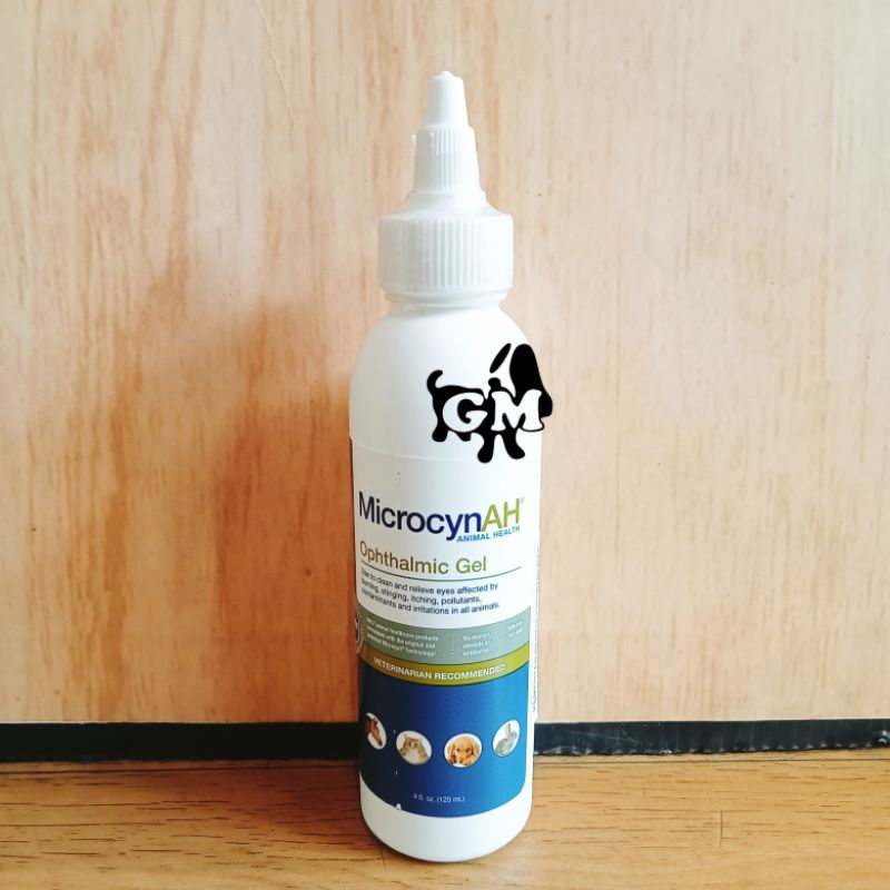 Jual MicrocynAH Ophthalmic Gel 120ml Obat Tetes Mata Hewan Iritasi ...