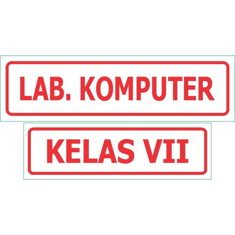 Jual Sign Label Custom LAB.KOMPUTER,sign board acrylic custom papan ...