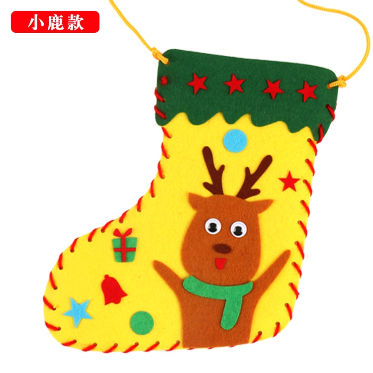 Jual Mainan KAOS KAKI NATAL DIY/Christmas Socks DIY/Aksesoris Natal DIY ...