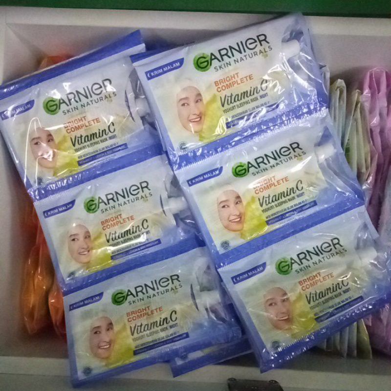 Jual GARNIER Night Cream Sachet per pc | Shopee Indonesia