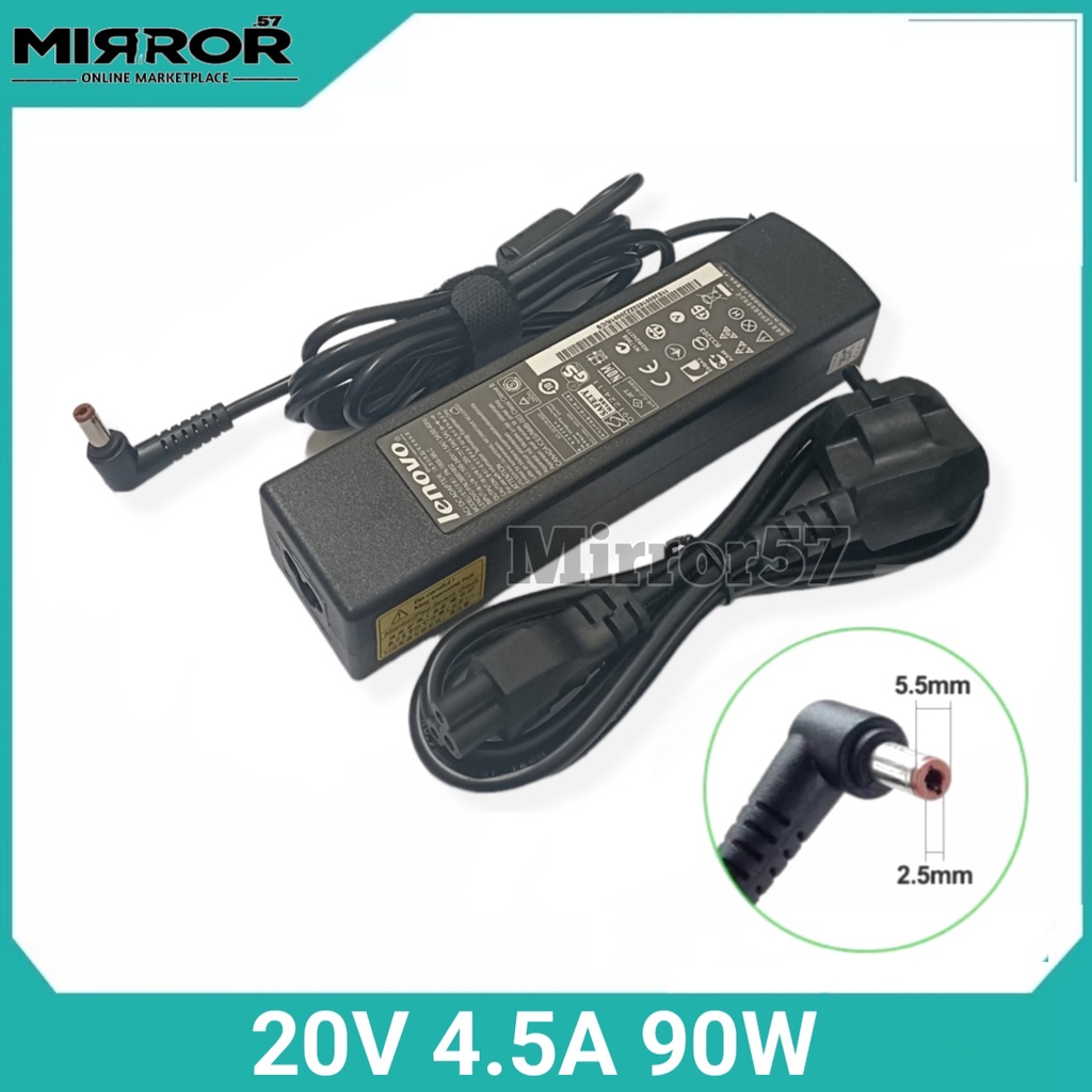 Jual Charger Adapter Laptop Lenovo C445 CPA-A090 E43A E43G 20V 4.5A 90W ...