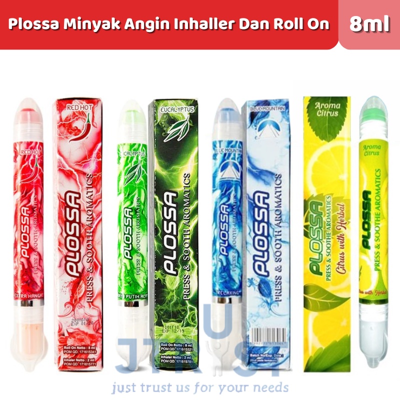 Jual Plossa Minyak Angin Inhaler & Roll On 8ml | Shopee Indonesia