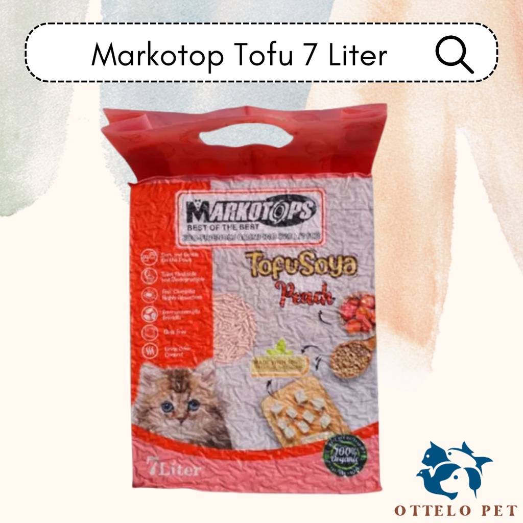 Jual MARKOTOP SOYA TOFU Clump Cat Litter 7 Cat Litter / Pasir Kucing ...