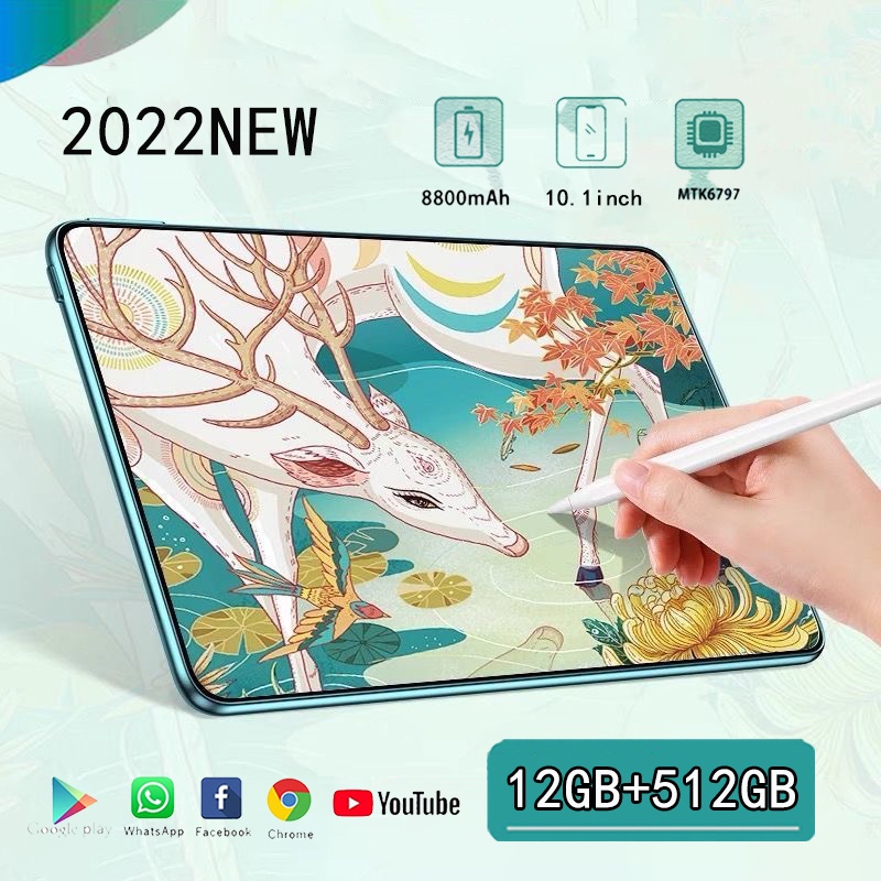 Jual Asli Tablet murah PC ANDROID Asli Baru 10.1 Inci 12GB + 512GB ...