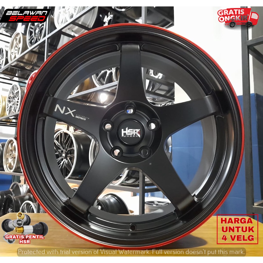 Jual VELG MOBIL RACING RING 18 HSR KAILOLO PCD 5X114,3 UNTUK CAMRY INNOVA XPANDER CIVIC TURBO ...