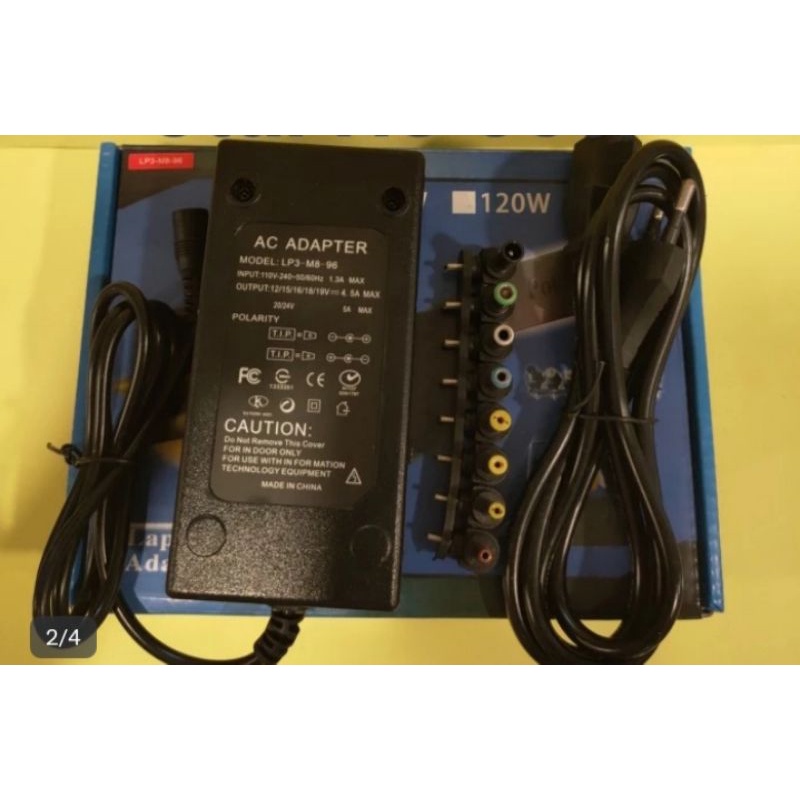 Jual Adaptor Laptop Multi 12V Sampai 24V Universal | Shopee Indonesia