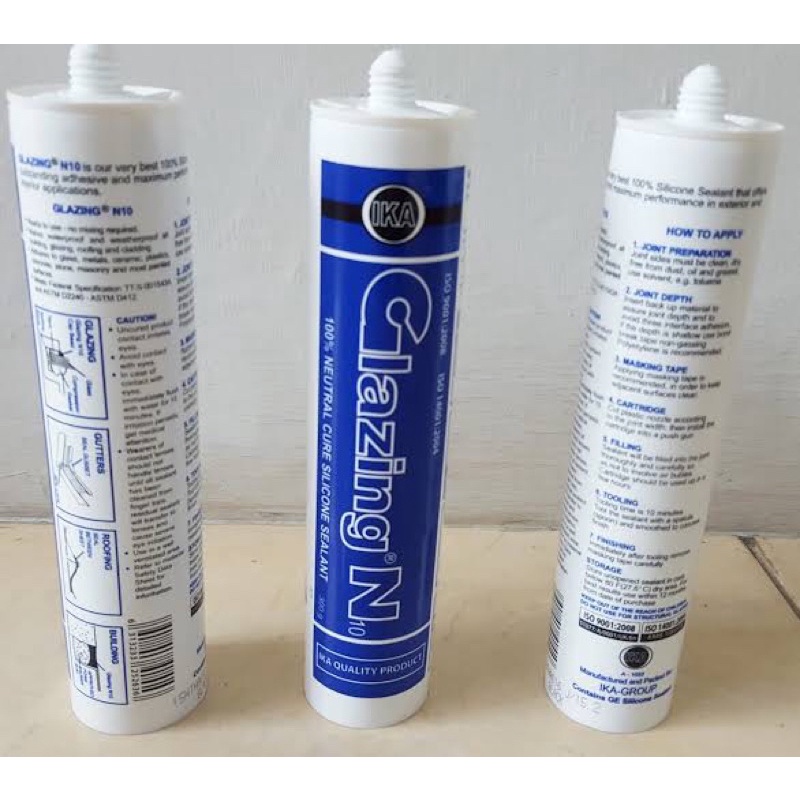 Jual Glazing N10 Silicone Sealant Neutral Lem Kaca Netral | Shopee ...