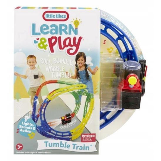 Jual Little Tikes Tumble Train, Toy Train Set with Lights and Sound ...