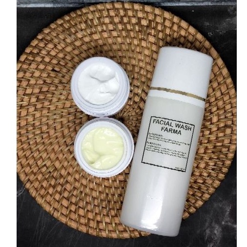 Jual Paket Farma wdc (facial wash+ suncare aha+ night cream) | Shopee ...