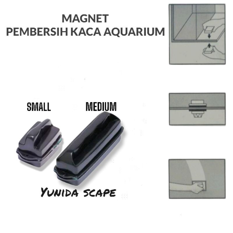 Jual PEMBERSIH KACA AQUARIUM MAGNET MAGNETIC BRUSH AQUASCAPE | Shopee ...
