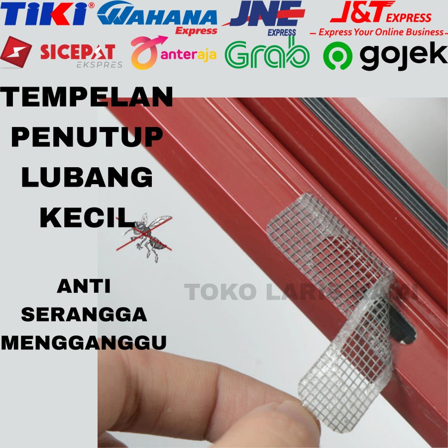 Jual Tempelan kawat jaring penghalang serangga anti insect net patch ...