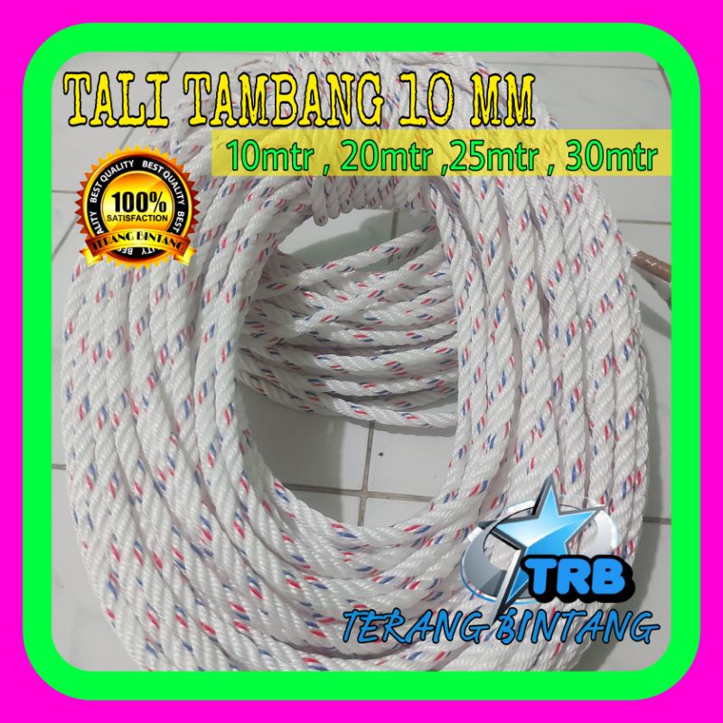 Jual TALI TAMBANG 10MM,TALI TAMBANG PENGIKAT BARANG TERPAL TRUCK,PICK ...