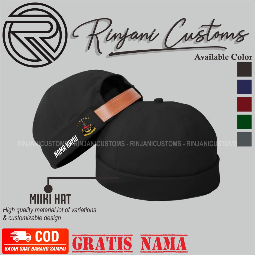 Jual TOPI MIKIHAT DENJAKA BISA PASANG NAMA-MIKIHAT DETASEMEN JALA ...
