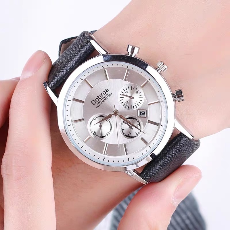 Jual Jam Tangan Pria Anti Air Premium Leather Original Chronos Premium ...