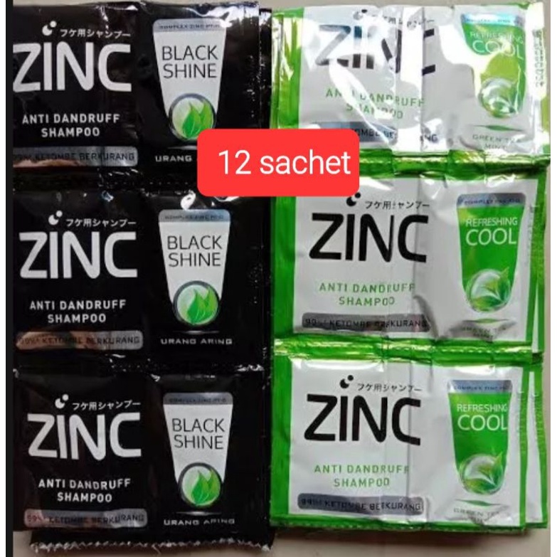 Jual zinc sampo renceng isi 12 sachet | Shopee Indonesia