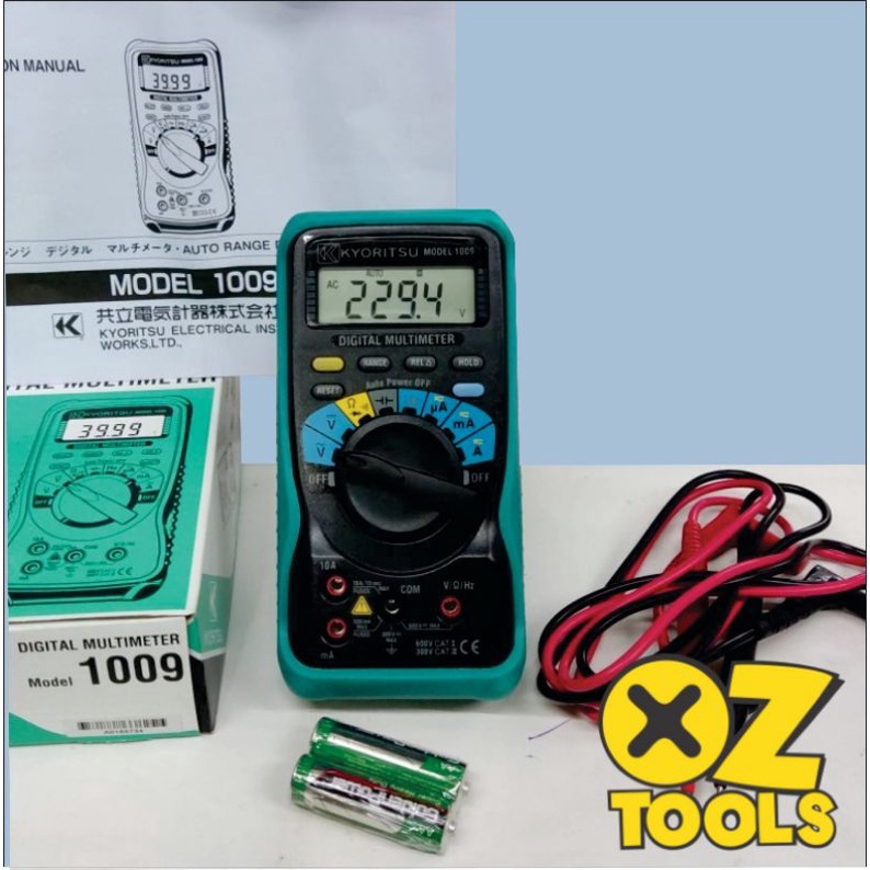 Jual Kyoritsu 1009 Digital Multimeter 400V ORIGINAL | Shopee Indonesia