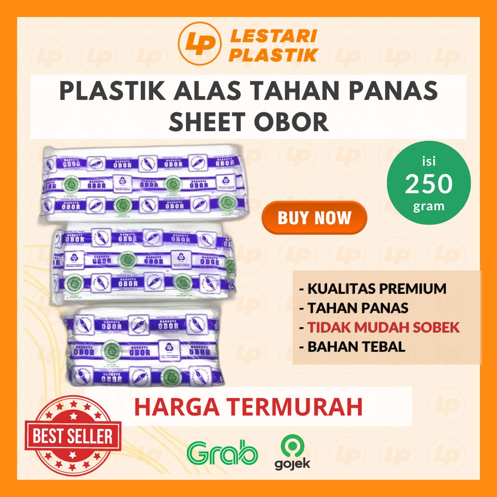 Jual [TERMURAH] Plastik OBOR SHEET Lembar Anti Panas / Tahan Panas ...