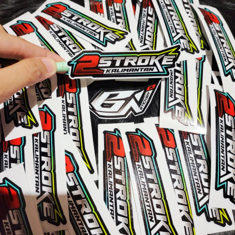 Jual stiker viral sticker kata2 stroke kalimantan | Shopee Indonesia