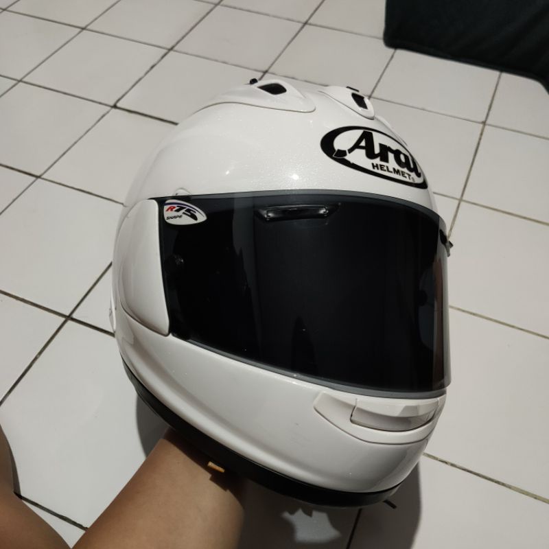 Jual arai rx7x white gloss putih sukro SNI XL | Shopee Indonesia