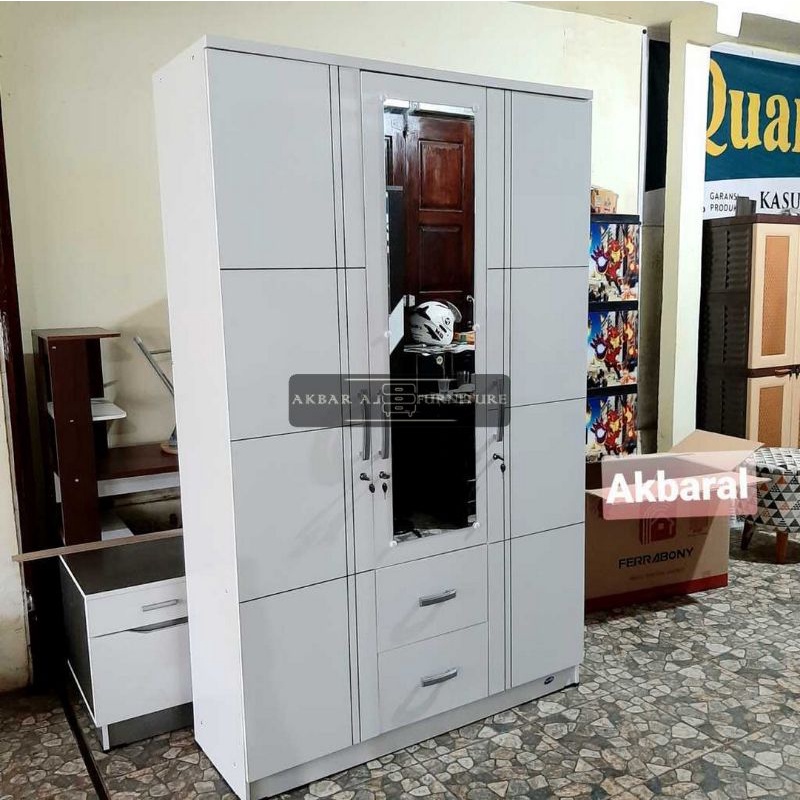 Jual lemari pakaian minimalis hpl glossy PVC | Shopee Indonesia