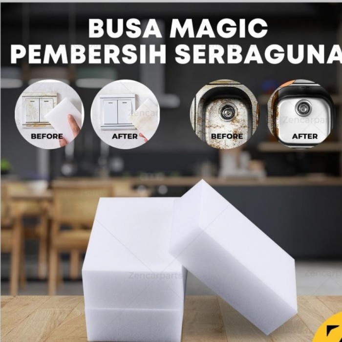 Jual spons magic pembersih serbaguna - spons pembersih nano spon rub ...