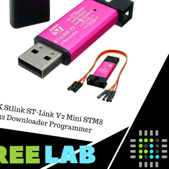 Jual ST LINK Stlink ST-Link V2 Mini STM8 STM32 Downloader Programmer | Shopee Indonesia