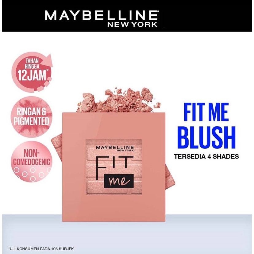 Jual Maybelline Fit Me Blush Make Up (Blush Untuk Wajah Lebih Cerah Dan ...