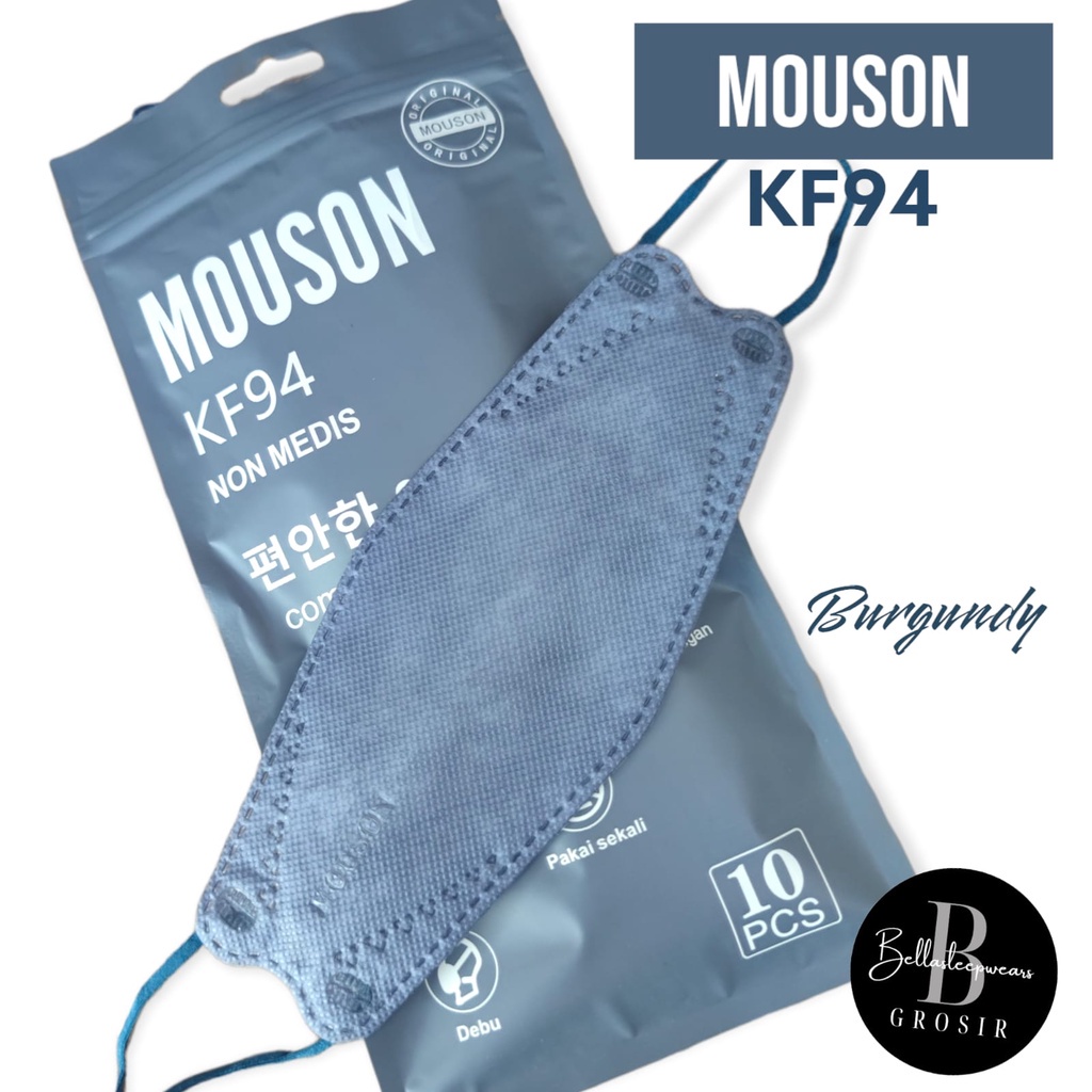 Jual KF 94 WARNA 4PLY TERBARU MASKER KF 94 KOREA MASKER KF94 MOUSON ISI 10PCS 4Ply Evo 3D Mouson ...