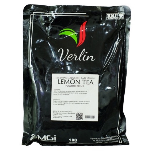 Jual Bubuk Minuman Verlin Lemon Tea 1 Kg | Shopee Indonesia