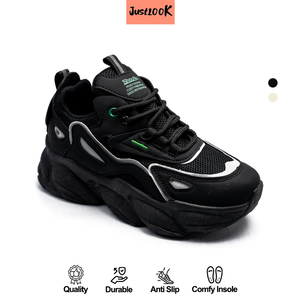 Jual JustLook Chaehyun Sepatu Sneakers Wanita Sneakers Shoes Fashion ...