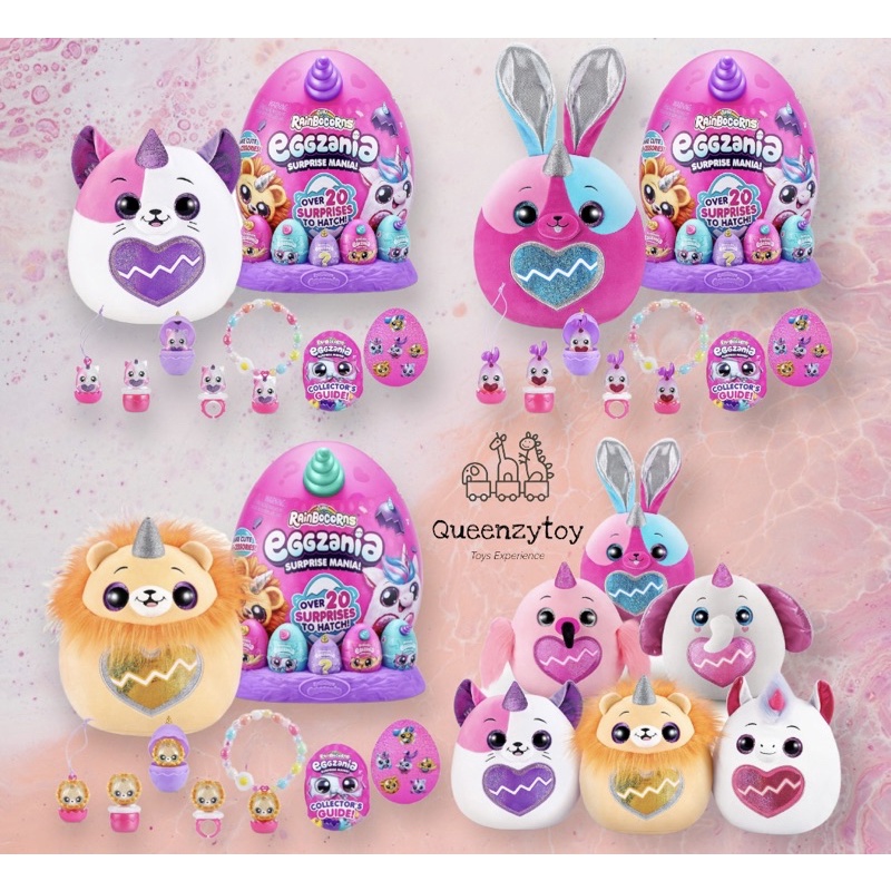 Jual Zuru Boneka Plush Rainbocorns Eggzania S1 / Plush Surprise ...
