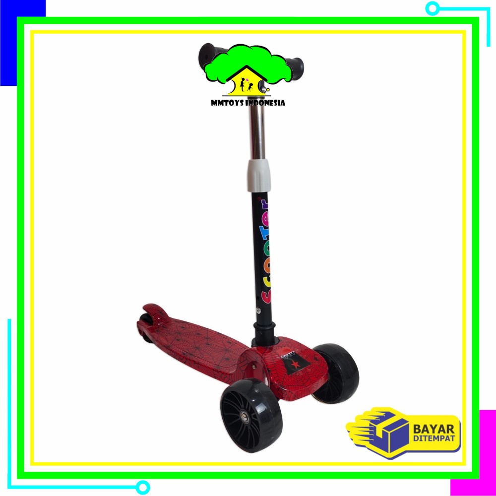 Jual MI-M252 Mainan Skuter Anak Karakter Scooter Roda 3 Otoped Anak ...
