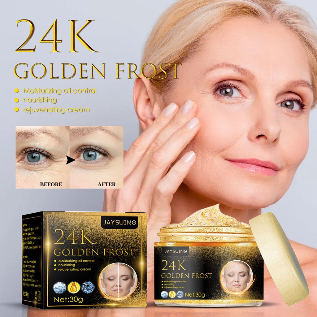 Jual Jaysuing - 24K Golden Frost Anti-Aging Firming face cream 30G ...