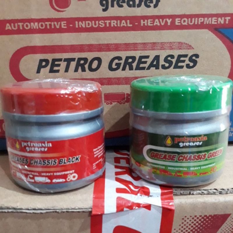 Jual PETROASIA GREASE STEMPET GEMUK CHASSIS 100ML WARNA HITAM DAN HIJAU ...