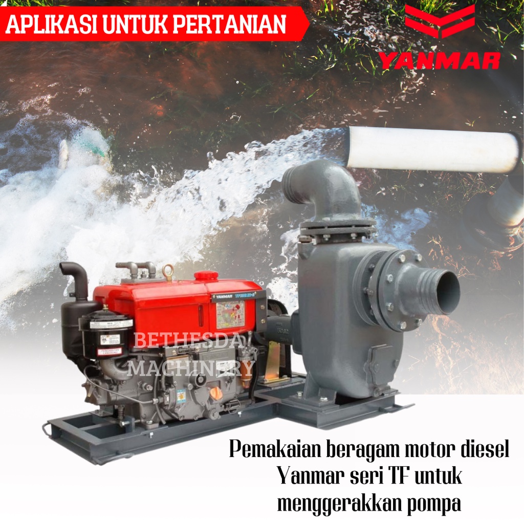 Jual Mesin Penggerak Diesel 8.5 HP Yanmar TF 85 Hopper Diesel Engine | Shopee Indonesia
