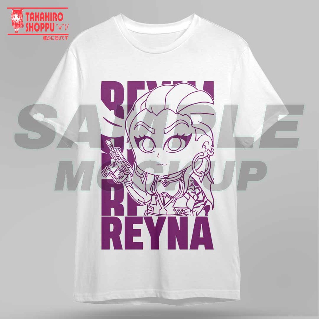 Jual Baju Kaos Anime VALORANT CHIBI OUTLINE - REYNA PRINT DTF | Shopee ...
