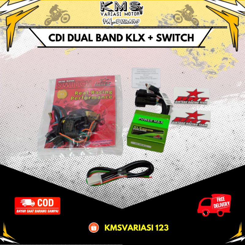 Jual cdi klx/ecu klx 150 brt dual band warna + switch pengapian klx ...