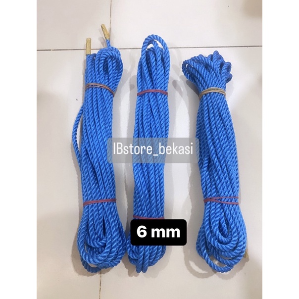 Jual Tali Tambang Plastik 6mm 10 Meter | Shopee Indonesia
