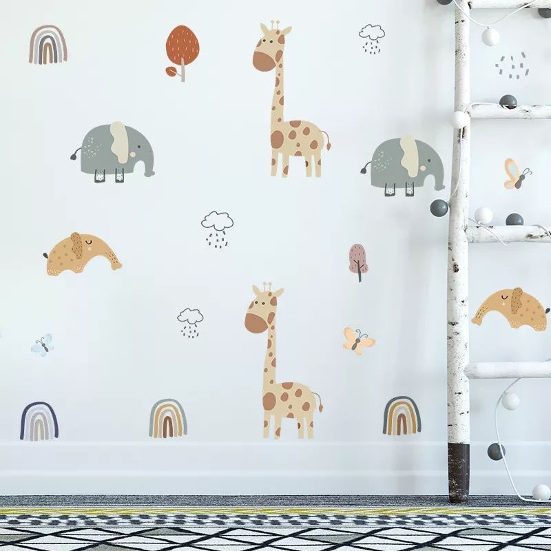 Jual Wall Sticker Dinding Premium Anak Aesthetic Mural Animal Stiker ...